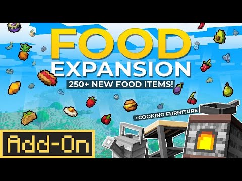 FOOD EXPANSION | Minecraft Marketplace Addon | Showcase - YouTube