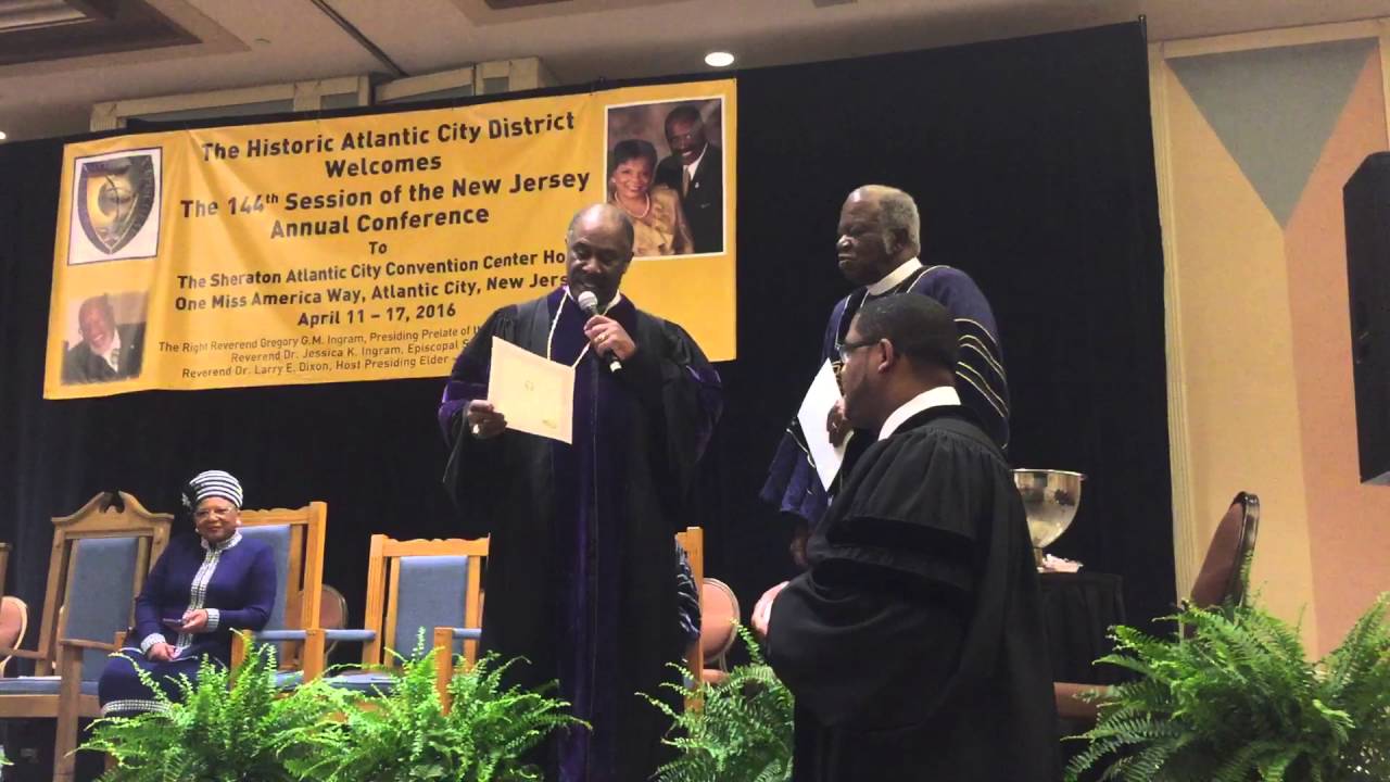 Pastor Ronald L. Slaughter receiving his 5th Pastoral Appointment to ...