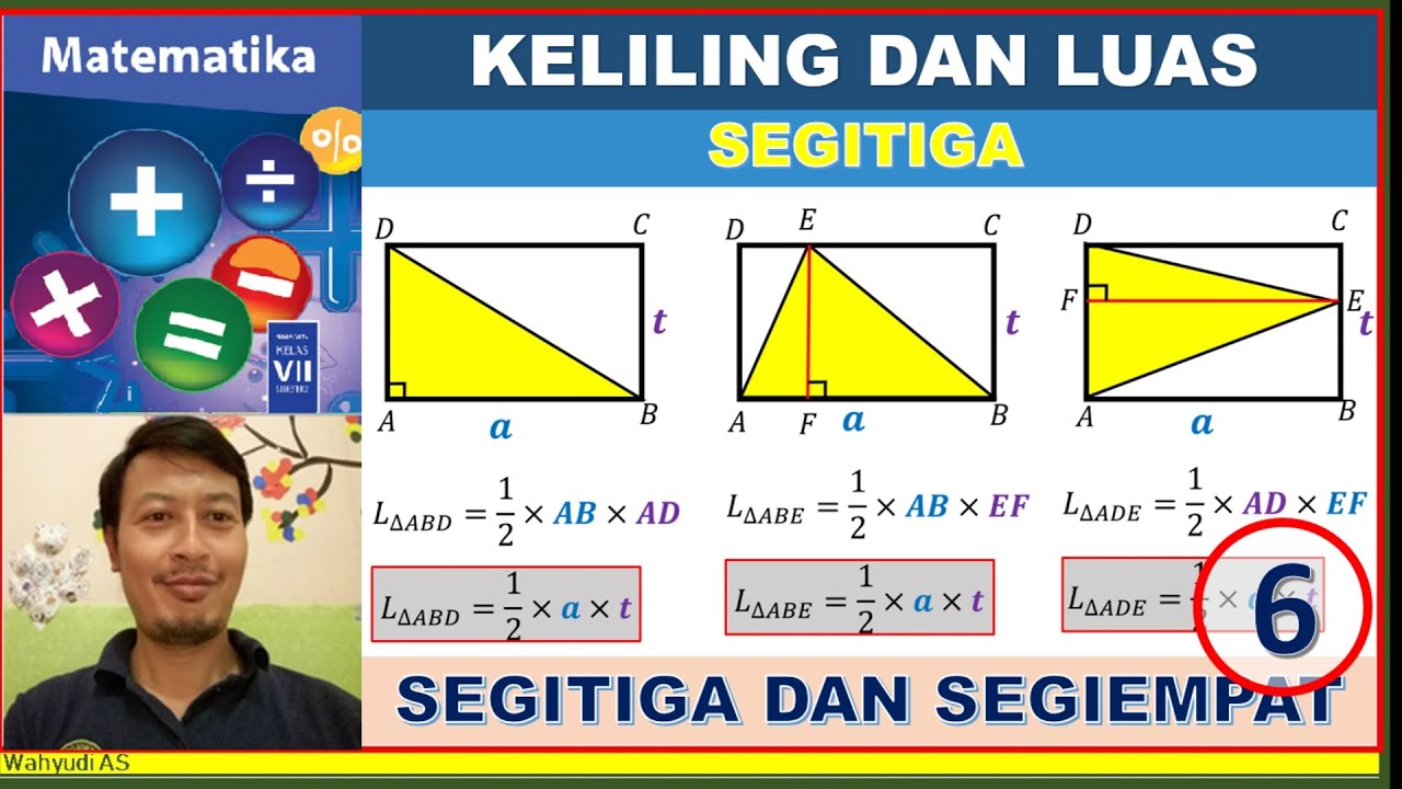 LUAS DAN KELILING SEGITIGA - SEGITIGA DAN SEGIEMPAT (6) - MATEMATIKA ...