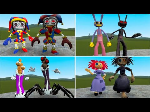 NEW CURSED THE AMAZING DIGITAL CIRCUS DIFFEREN VERSIONS In Garry's Mod ...