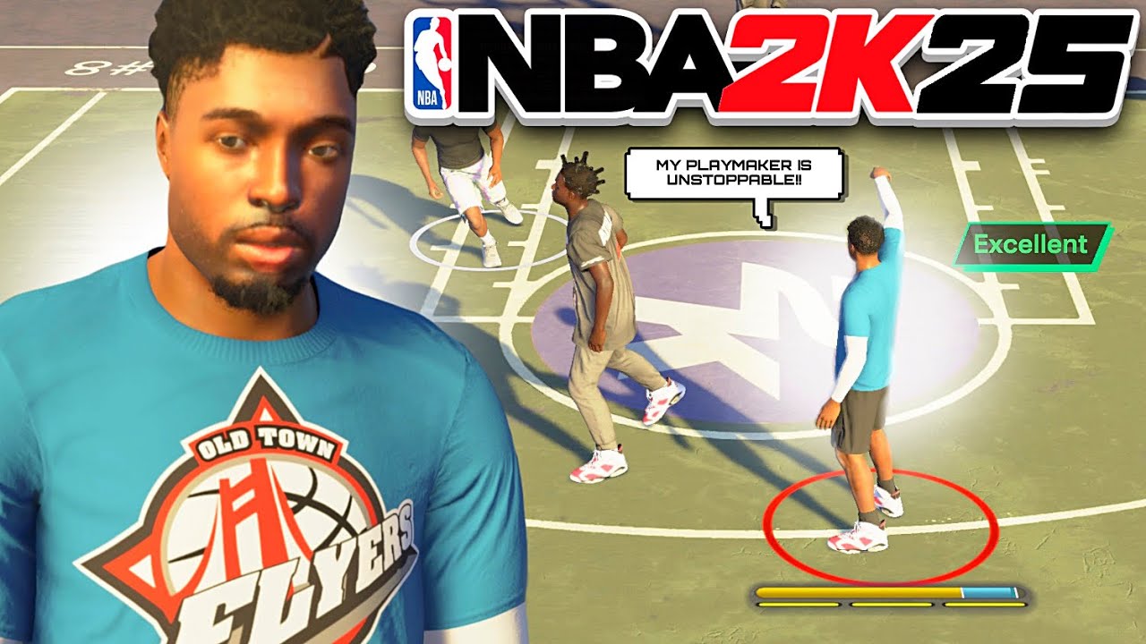FIRST PARK GAME w/ My NEW 6’4 PLAYMAKER BUILD On NBA 2K25..(BEST PLAYMAKER BUILD) - YouTube