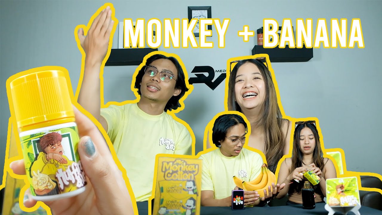 Review Liquid "Muffin & Xes V3" Pisang Mateng Toping Caramel - YouTube