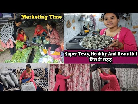 🙅घर का सारा काम फटाफट निपटाने के बाद बनाई🌻 Super testy and healthy तिल ...