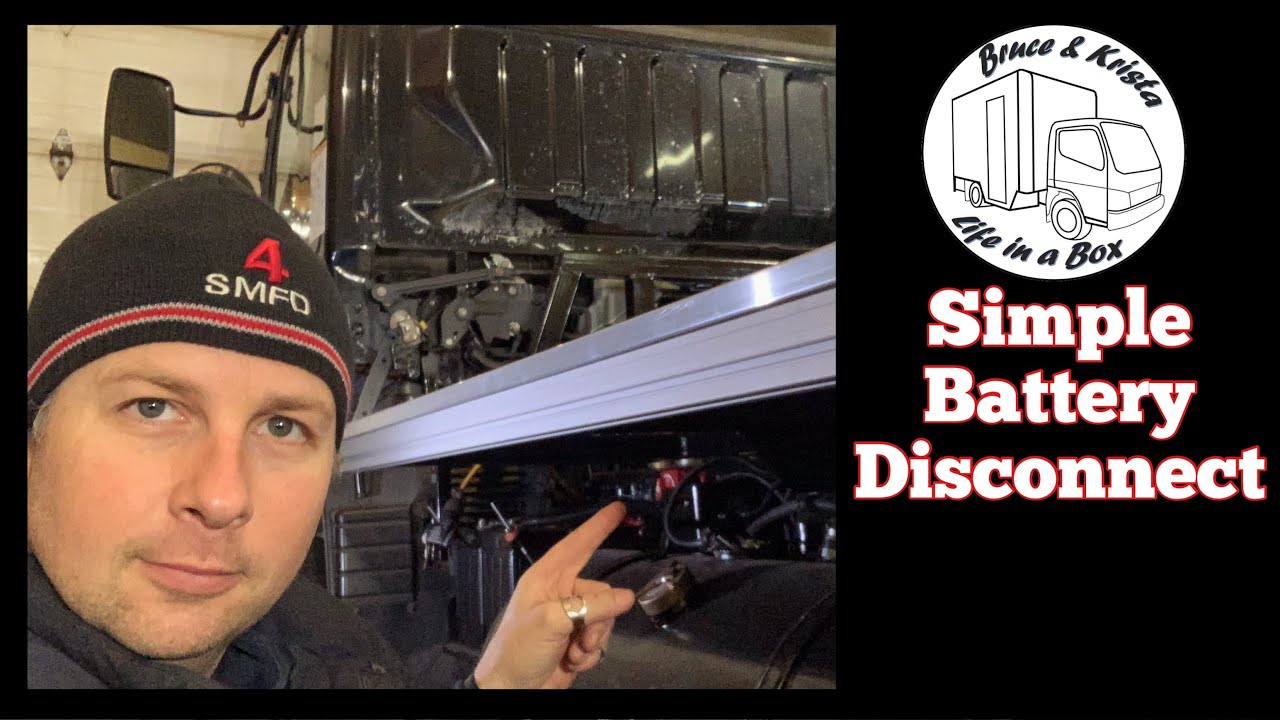 Installing a battery cut off switch in our 2013 Mitsubishi Fuso FG ...