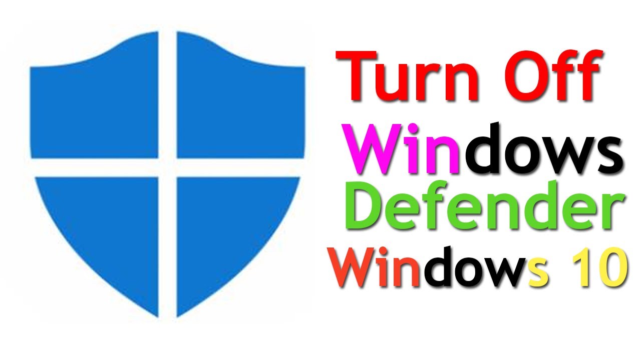 How to Turn Off Windows Defender in Windows 10 - YouTube
