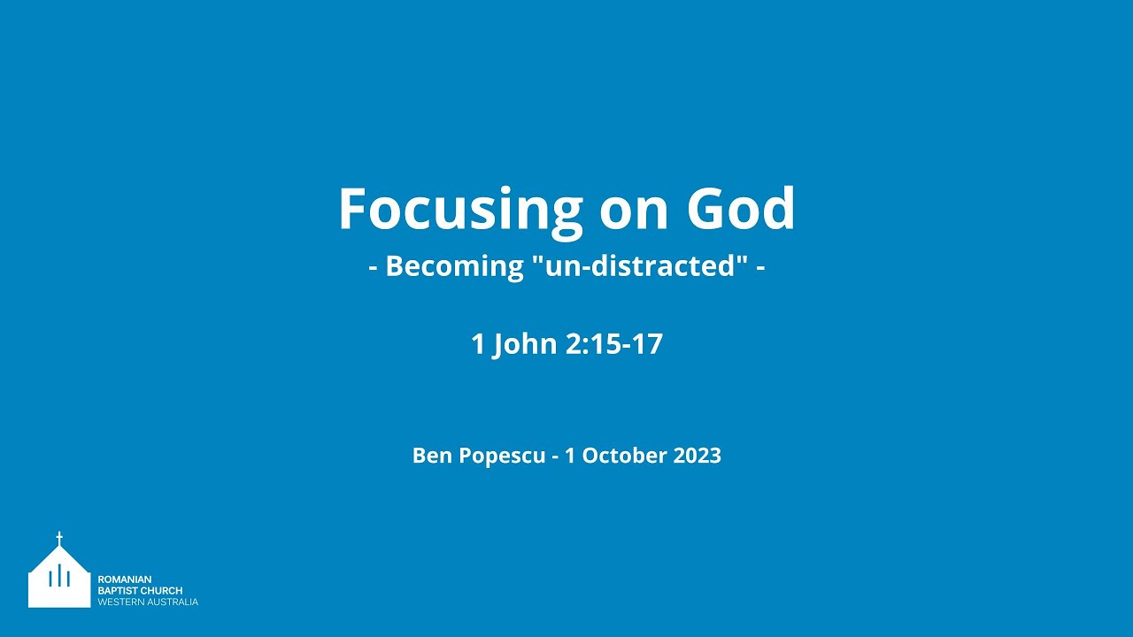 How to Focus on God - YouTube