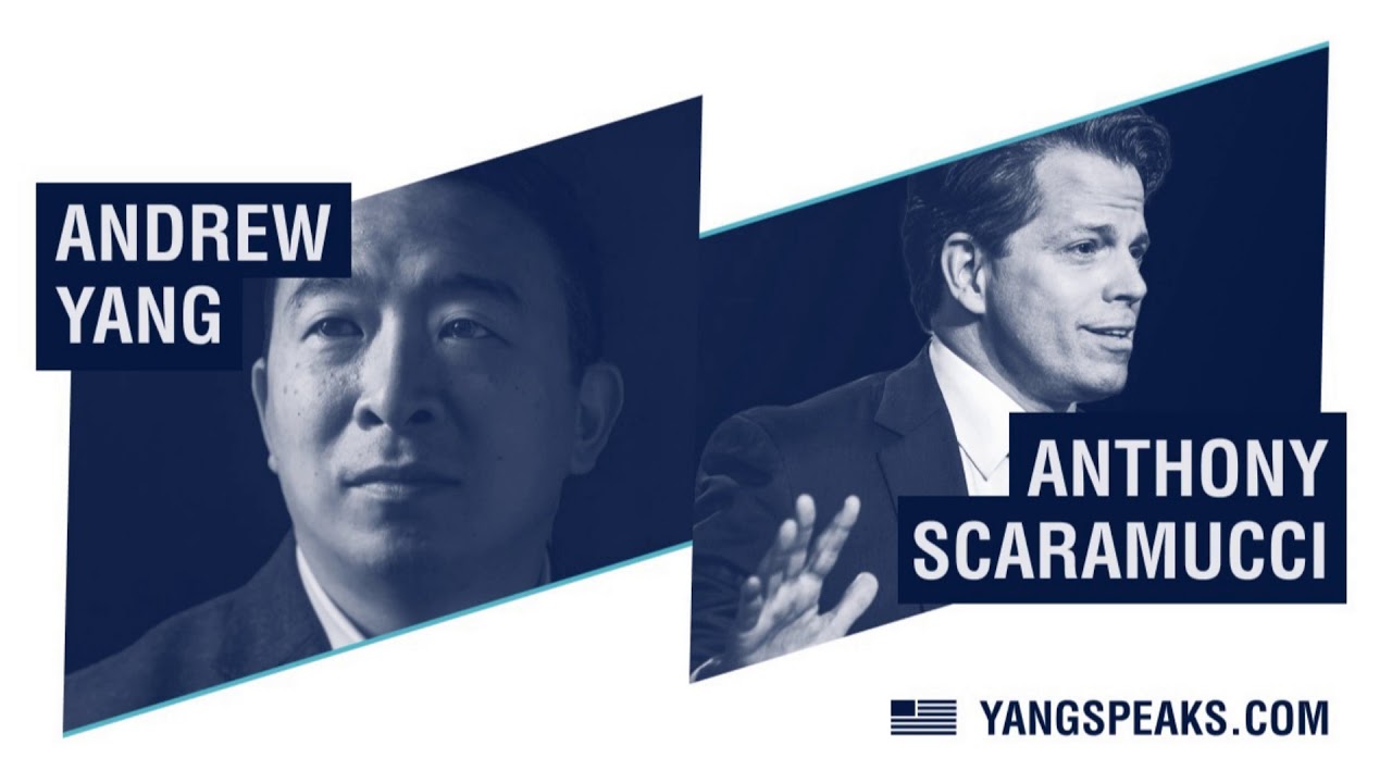 Anthony Scaramucci asks Andrew Yang why he's a Democrat - YouTube