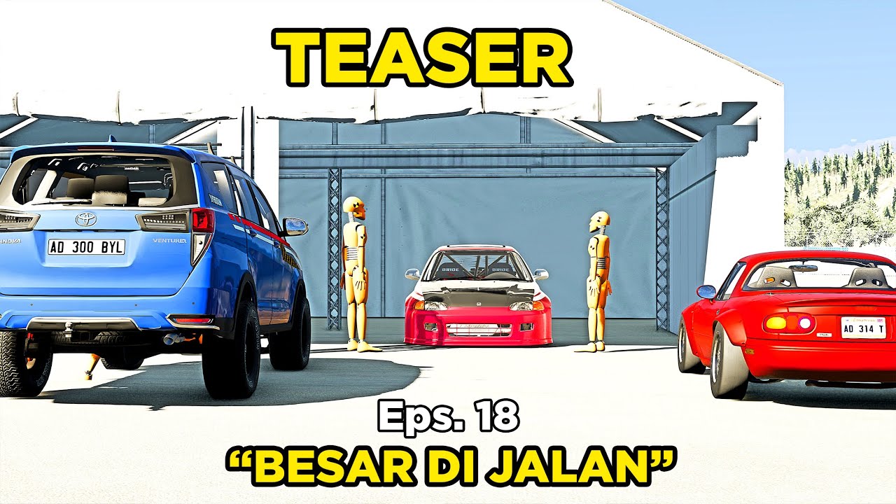 Teaser Besar Di Jalan | Eps. 18 - BeamNG.Drive - YouTube