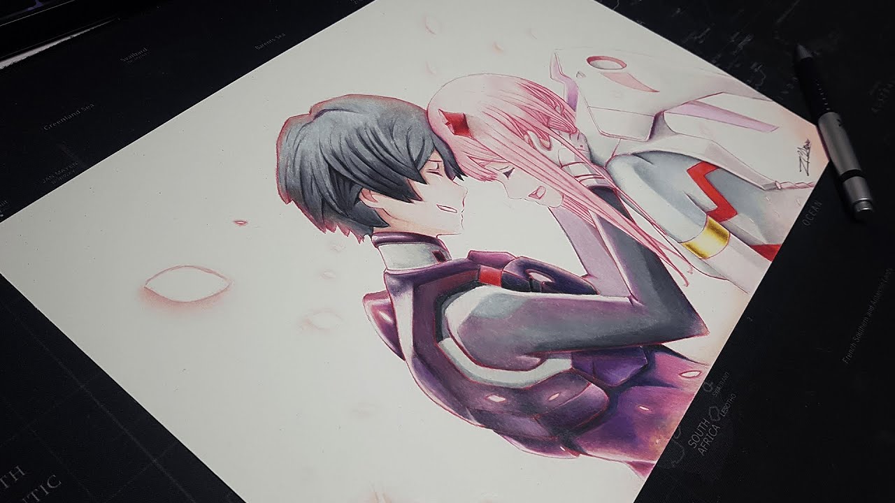 Speed Drawing Darling in the franxx - YouTube