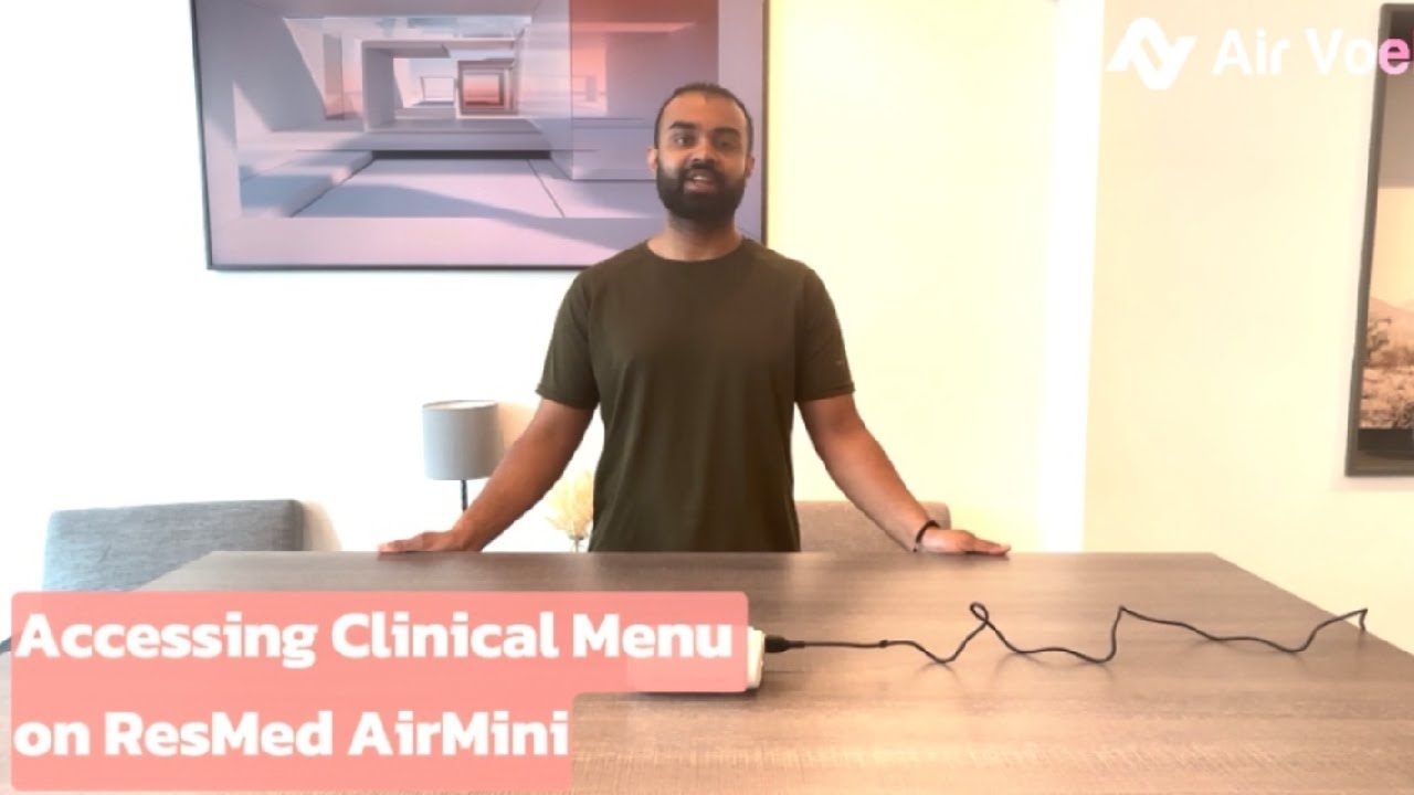 How to Access Clinical Menu on ResMed AirMini Travel CPAP - a detailed ...