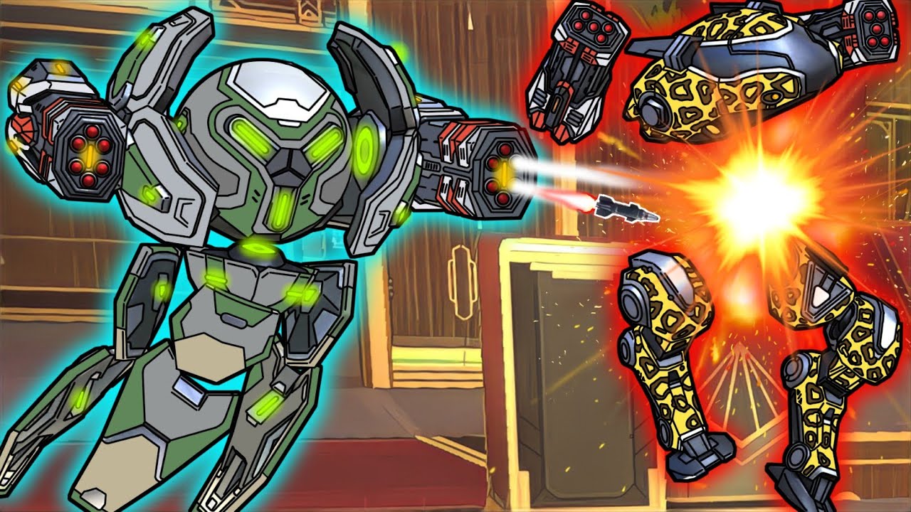 Missile Rack 12 SURGE , Mech Arena funny video . - YouTube