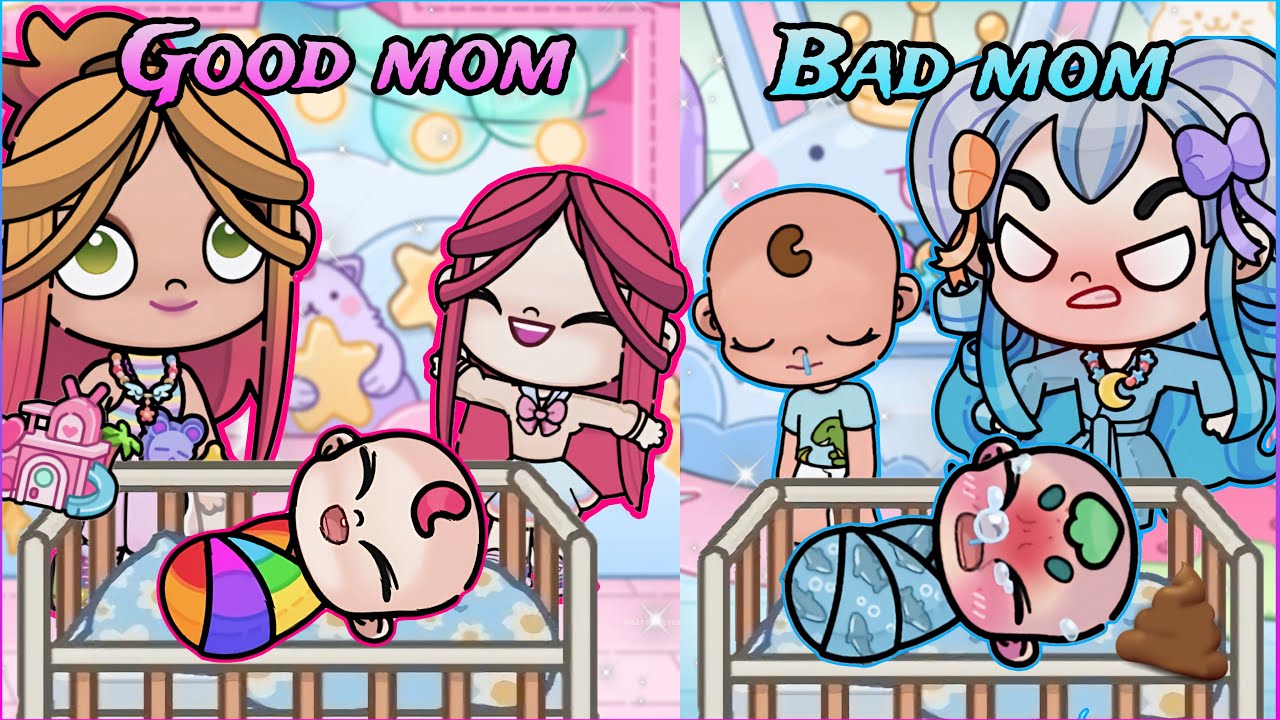 Good mom 👩 🍼🧒🏻Bad mom 😡 🍼||Avatar world ||Toca story || - YouTube