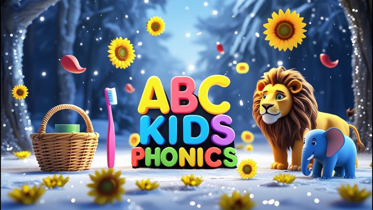 ABC Phonics Sound & Compound Words Kids Song! Educational Toddlers ...