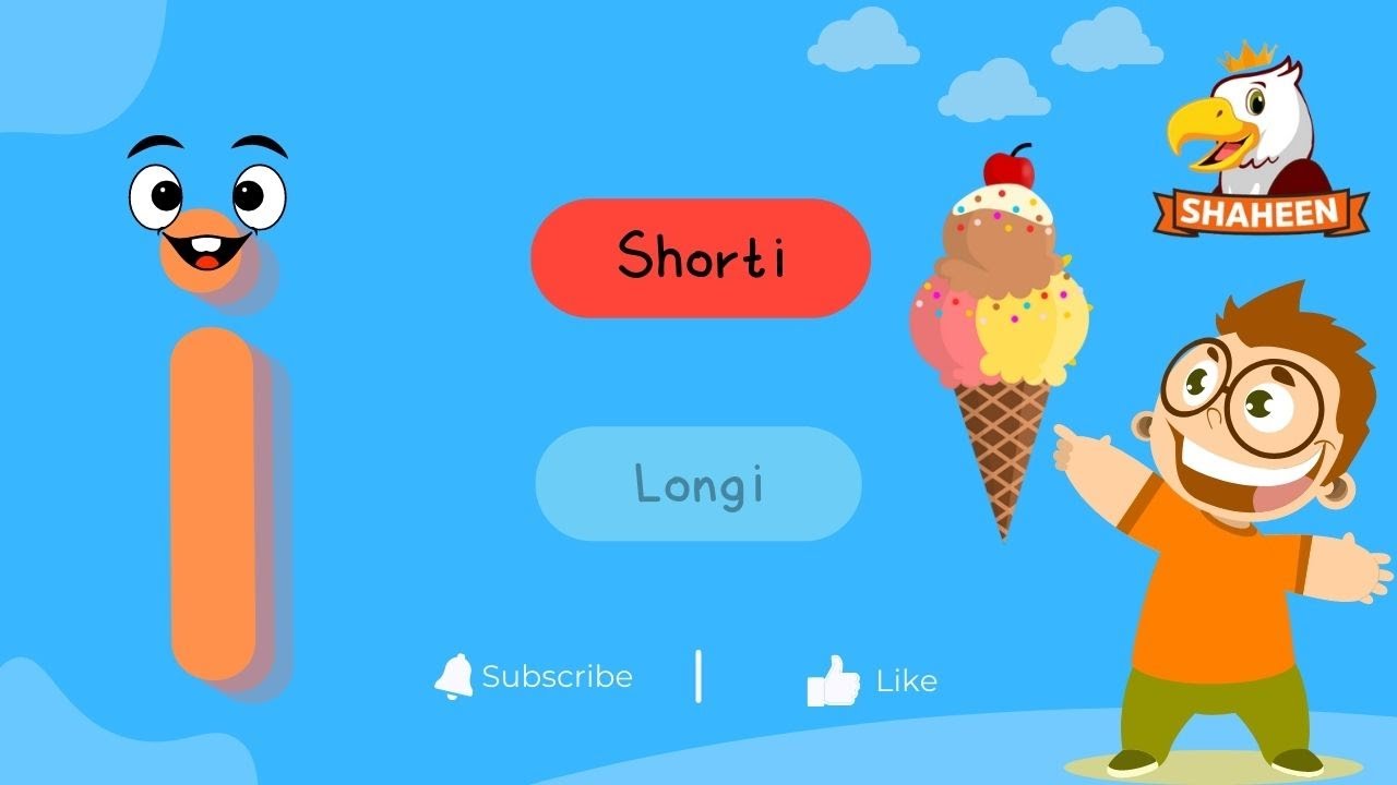 LETTER I SHORT SOUND | KINDERGARTEN LETTERS | SHAHEEN DIGIKIDS - YouTube
