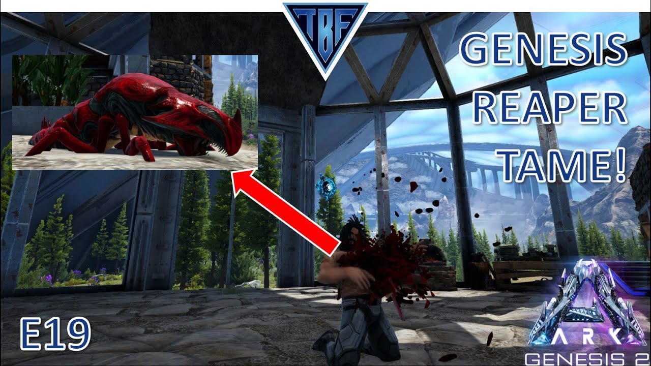 Reaper taming on Genesis Part 2! Ark Survival Evolved Genesis Part 2 ...