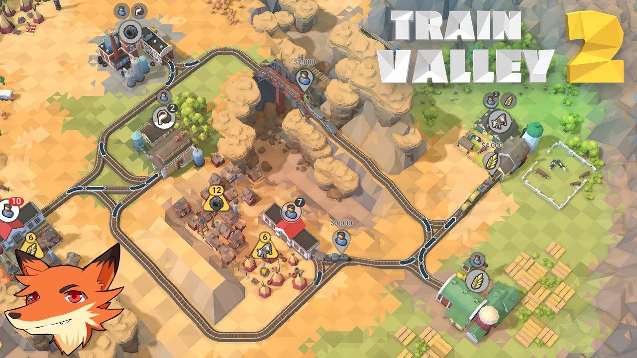 TRAIN VALLEY 2 [FR] Gèrer le transporte les ressources par train ...