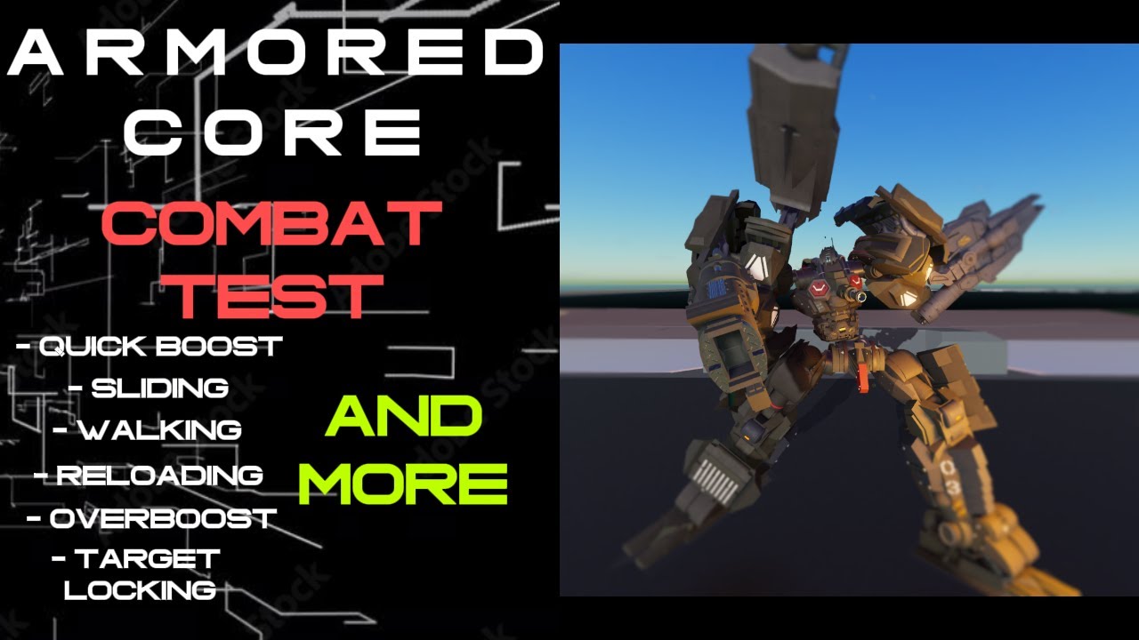 ARMORED CORE// COMBAT TEST [Elite Engineering] ROBLOX [Pro] - YouTube
