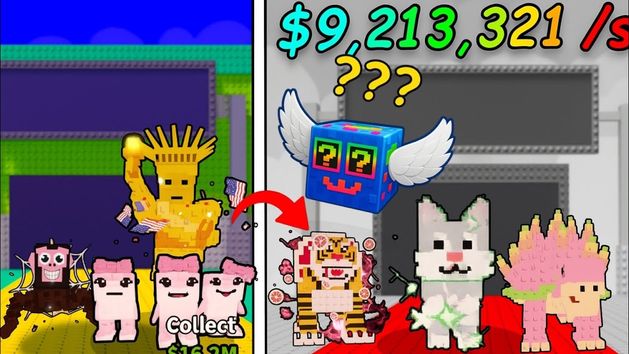 Got all the secret rarities! Roblox, steal Brainroot - YouTube