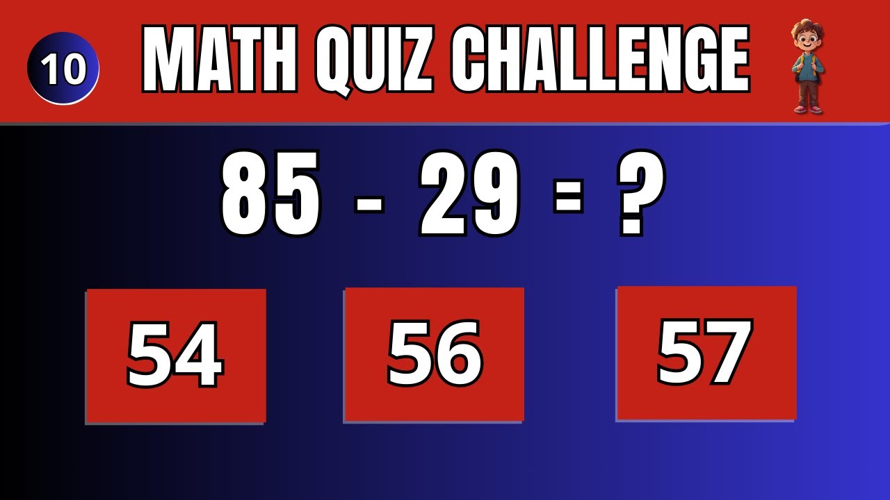 Math Quiz Bee Grade 3: Prove You're a Math Whiz! - YouTube
