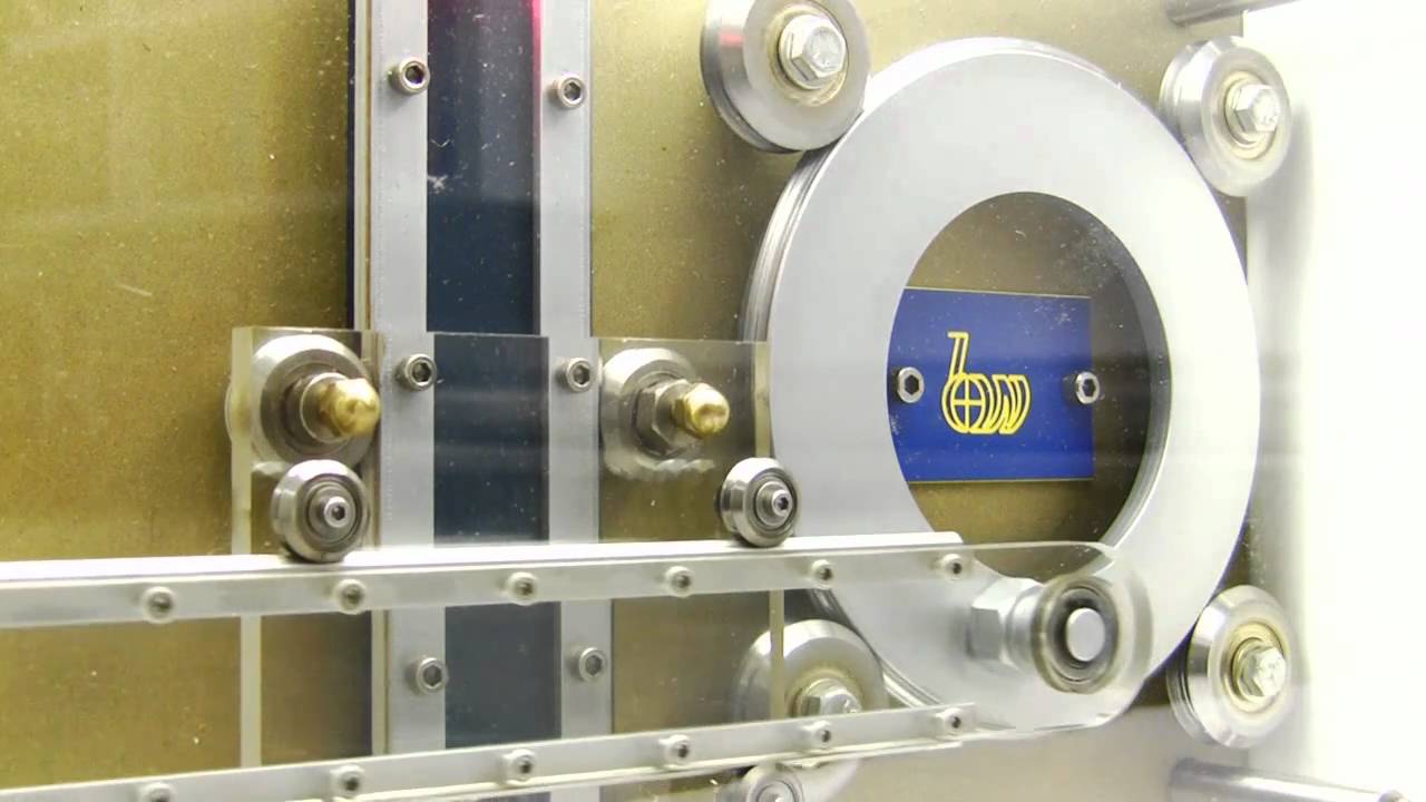 Retro "DUA-L-VEE" Linear Guide Wheel Demo - YouTube