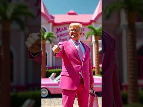 💖 Barbie Trump Shocks America: Make America Pink Again!