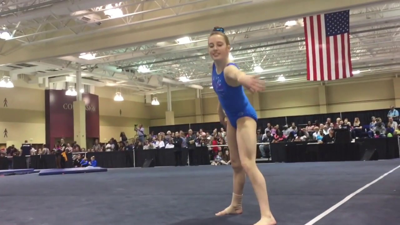 Cassidy Stuart-Floor event @Charleston Cup Finals 2/2018 - YouTube