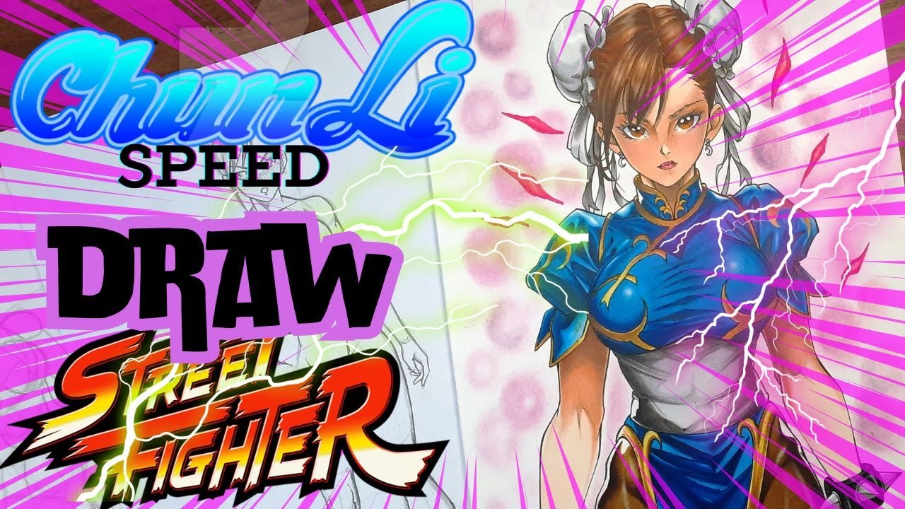 🎨 Speed Draw Chun-Li - Street Fighter | Como desenhar a Chun-Li - YouTube