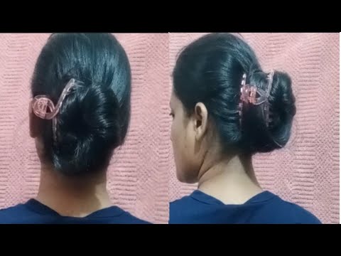Easy juda hairstyle design ##new design //daily use juda hairstyle ...