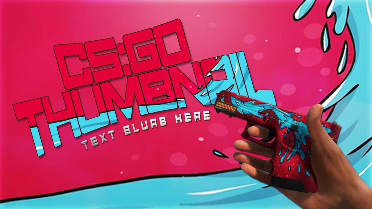 Free CS:GO Thumbnail Template - YouTube