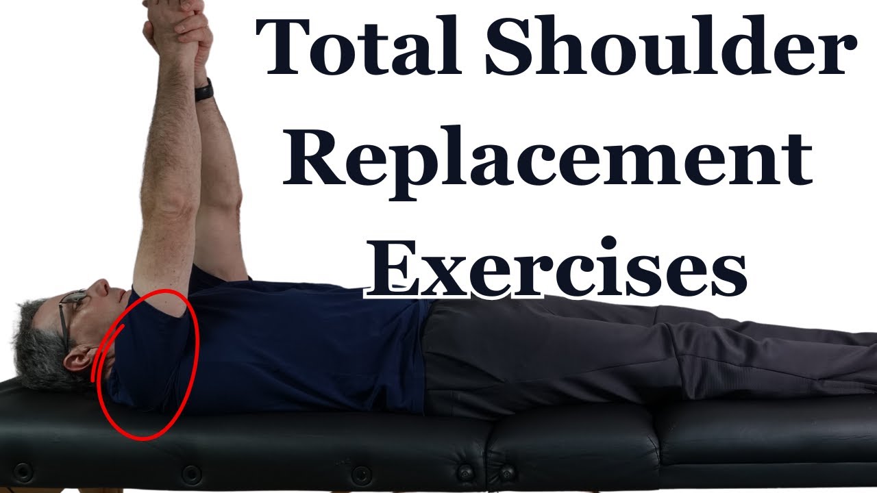 Simple Exercises "BEFORE" a Reverse Total Shoulder Replacement - YouTube