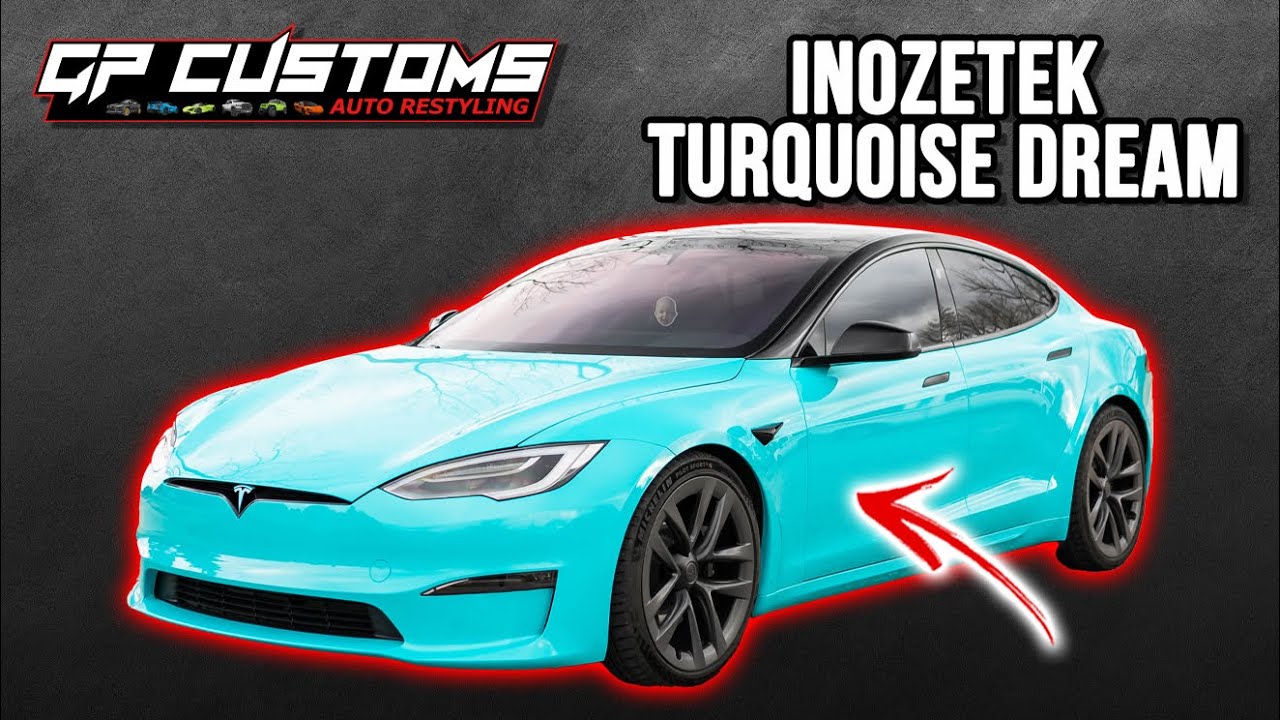 Tesla Plaid Wrapped in Inozetek Turquoise Dream (No Orange Peel?) [4K ...