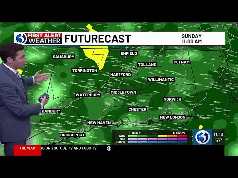 WEATHER: First Alert Weather Day Sunday for rain