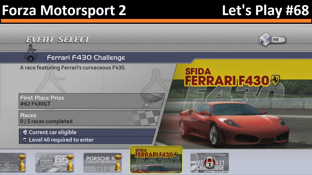 Ferrari F430 Challenge - Forza 2: Let's Play (Episode 68) - YouTube