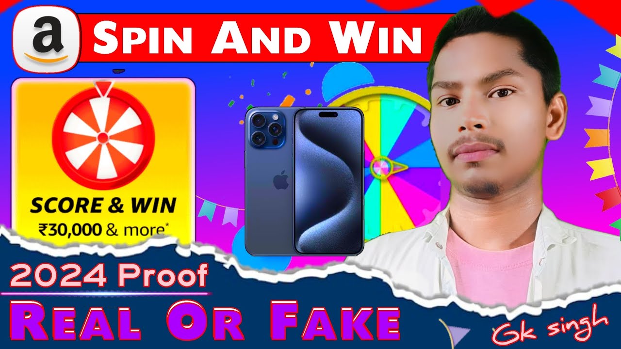 Spin And Win iPhone 15 🔥Real Or Fake - 2024 Proof 🔥 Amazon Winner List ...