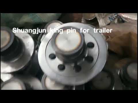 king pin for trailer and semi trailer - YouTube