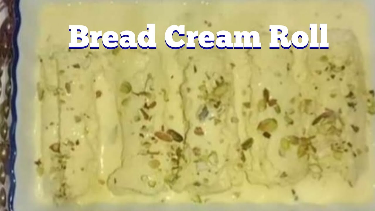 Bread Cream Roll Recipe. Bread Rus Malai Roll. Eid Special Recipe - YouTube
