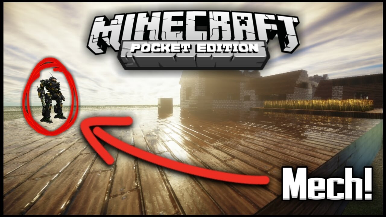 Minecraft pocket edition - mech mod mech suits in minecraft! Mcpe mods ...
