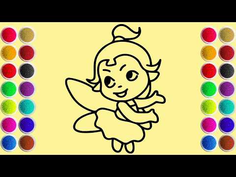 Relax with a Satisfying Sand Painting of a Cute Butterfly | Easy Step-by-Step Tutorial