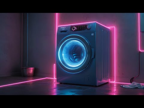 Relaxing Sleep With A Washing Machine Spin Cycle, Black Screen, 10 hours
