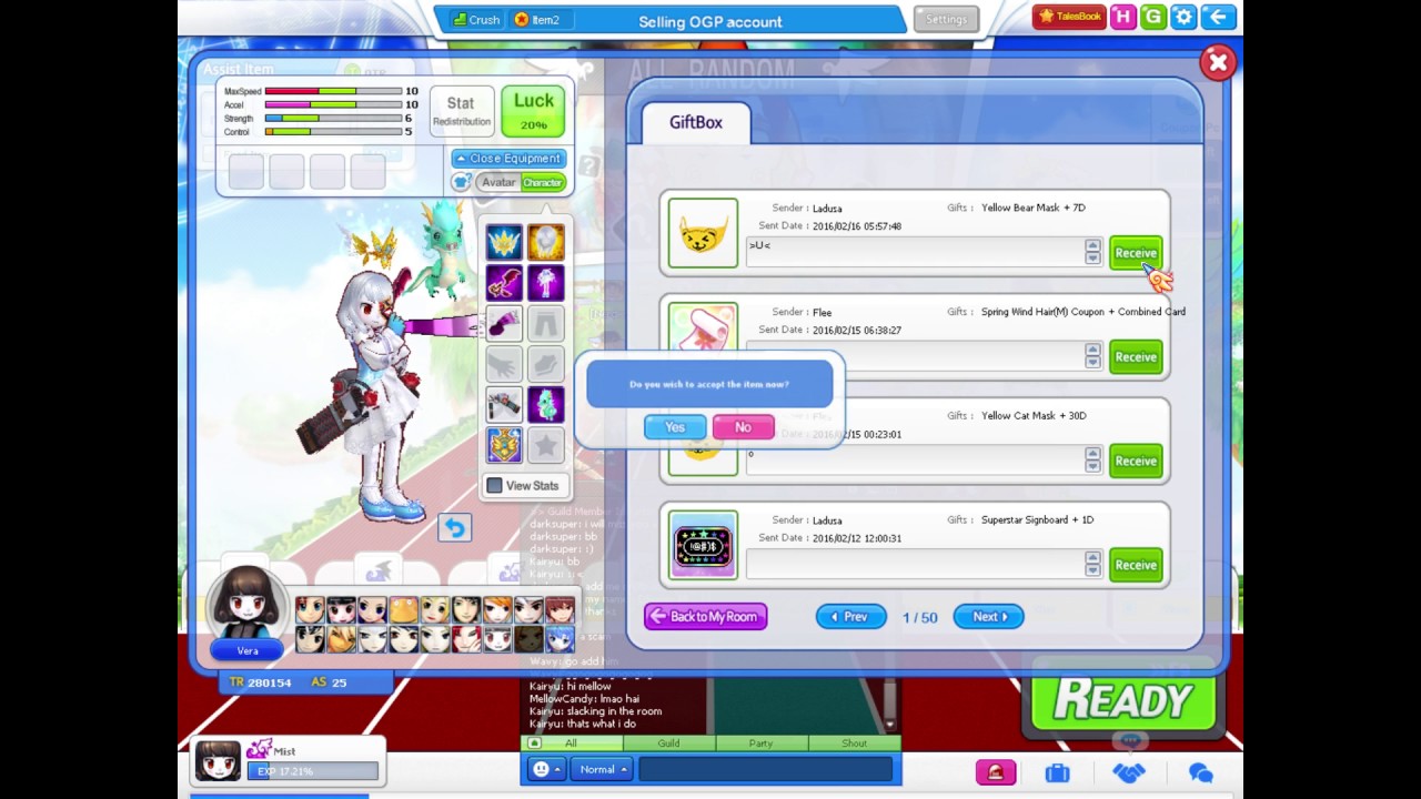 Tales Runner (OGPlanet) - Unboxing every gift - YouTube