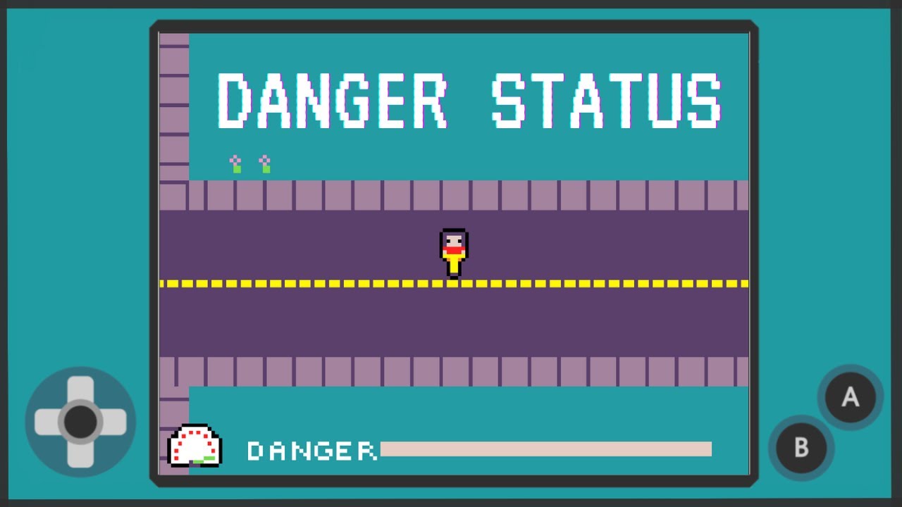 MakeCode Arcade Advanced - Danger Status Bar - YouTube
