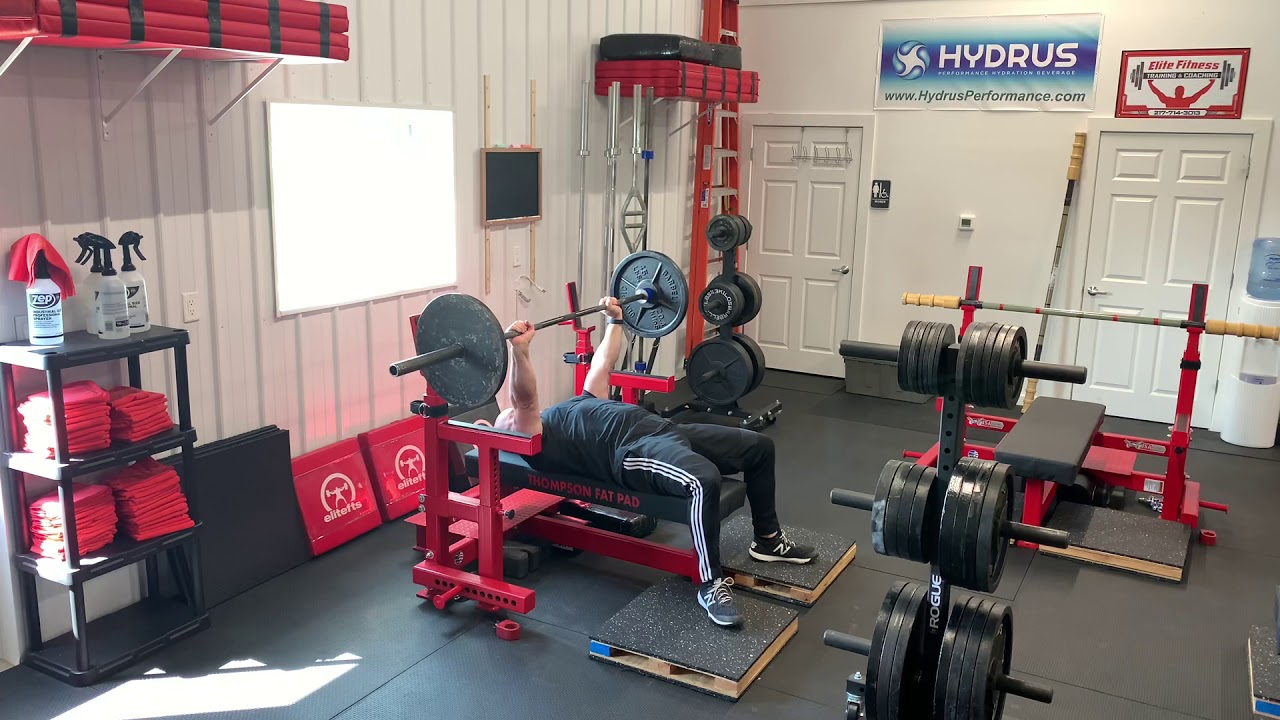 Bench Press Pin Press - YouTube