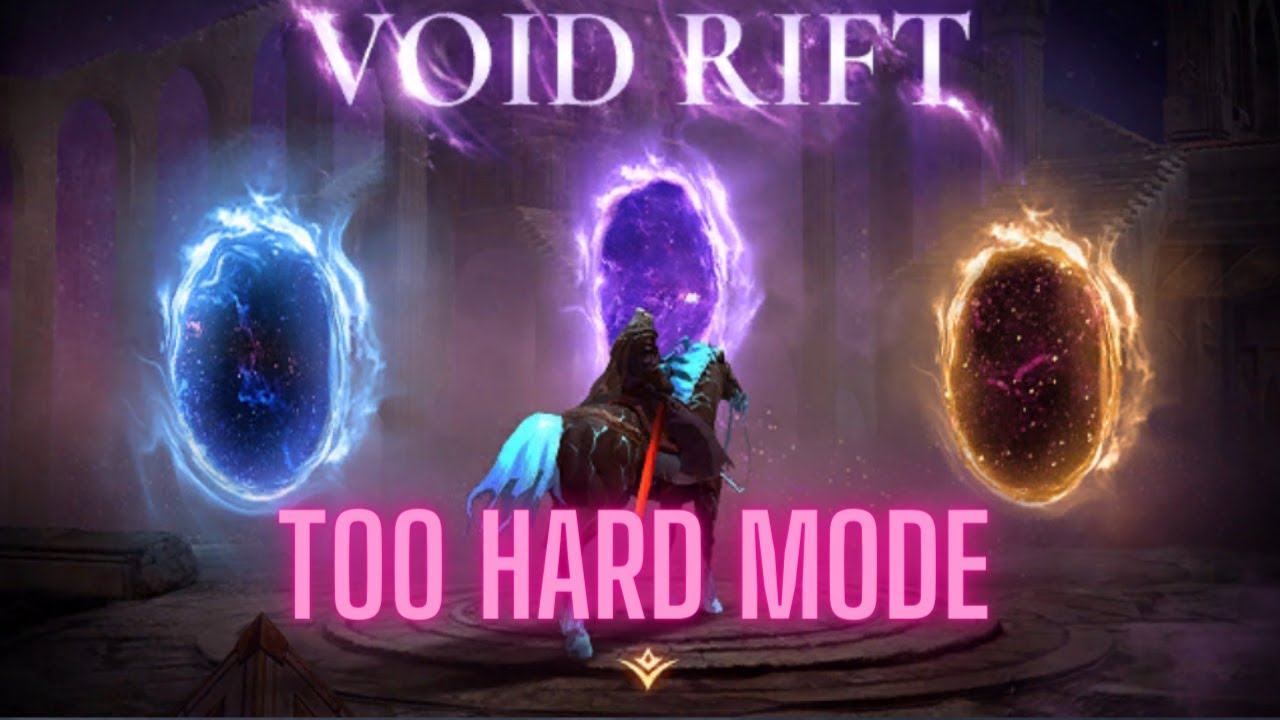 Void Rift hard mode attempt, fail? [Watcher of Realms] - YouTube
