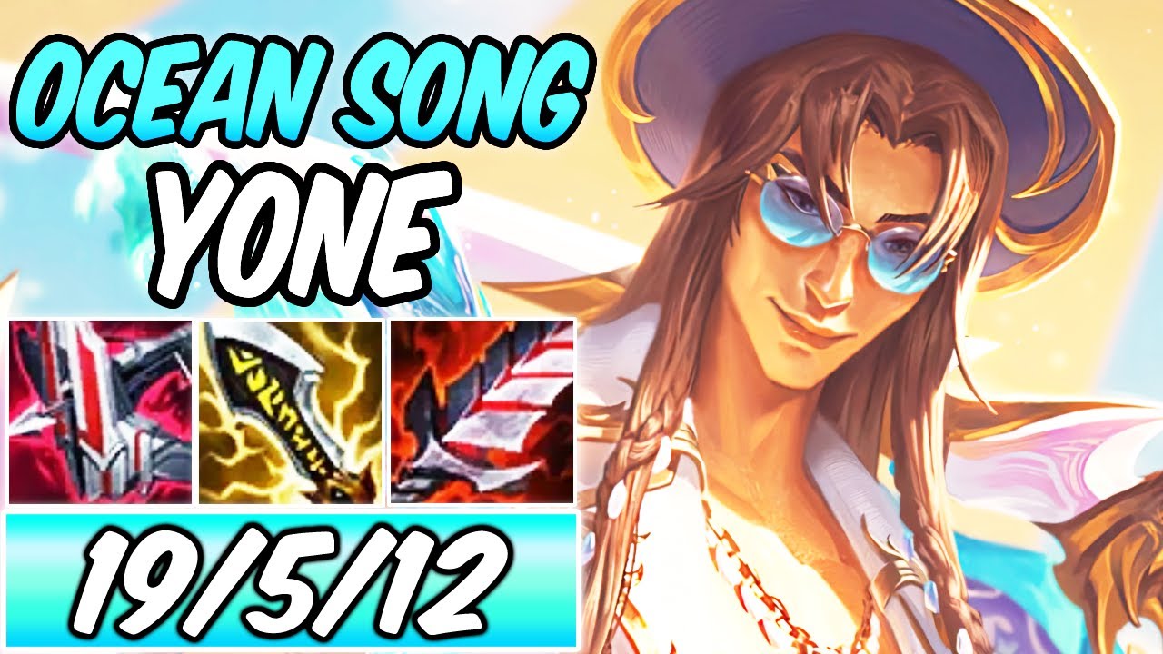 OCEAN SONG YONE MID GAMEPLAY | Best Crit Build & Runes | Diamond ...