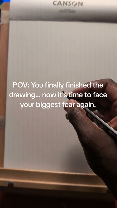pov: you have to face your biggest fear #artblock #drawing #art - YouTube