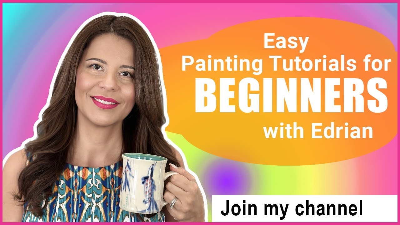 Easy Painting Tutorials for Beginners with Edrian Thomidis. Why Relax ...