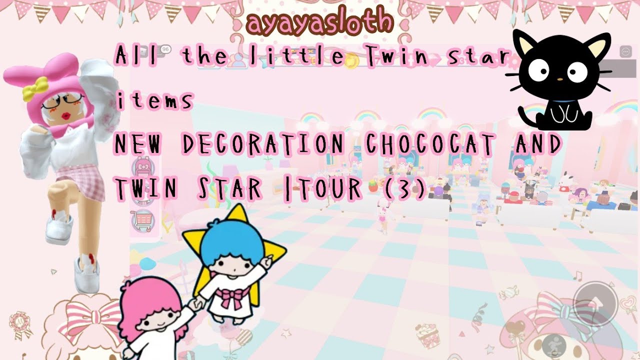 All the little Twin star items | NEW CHOCOCAT AND TWIN STAR DECORATION ...