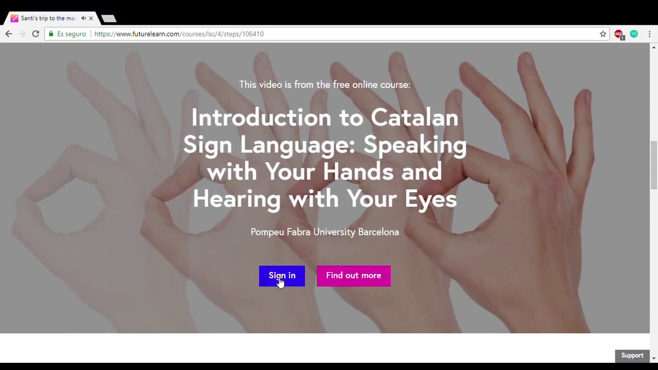 Introduction to Catalan Sign Language - online MOOC - YouTube