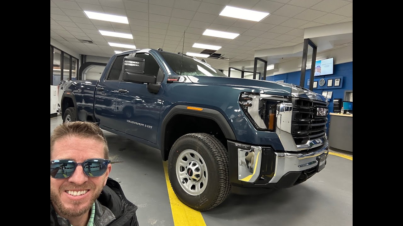2024 GMC Sierra 3500 HD Double Cab Pro 6.6 Duramax Diesel - Downpour ...