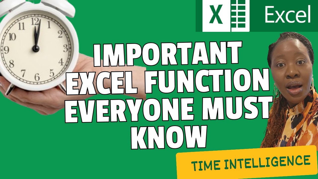 Time Intelligence Function in Excel - YouTube